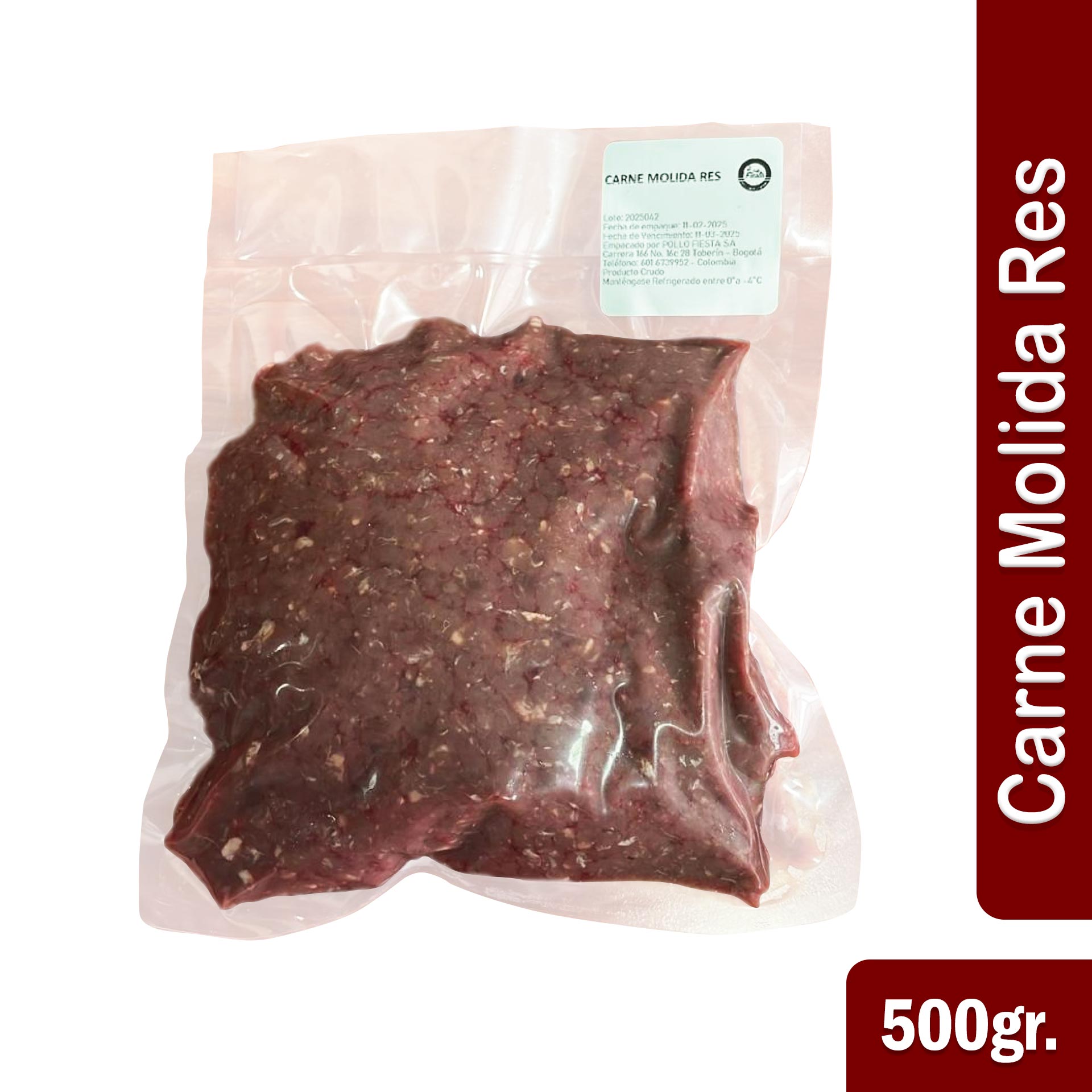Carne Molida de Res - Pollo Fiesta SA